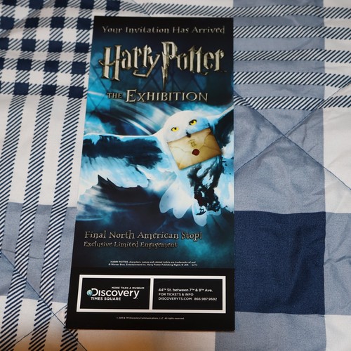 Harry Potter The Exhibition NYC PROMO PROMOTION RARE New York USA ...