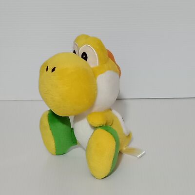 Yoshi’s Island DS Nintendo Yellow Yoshi Sanei Super Mario Plush Doll ...