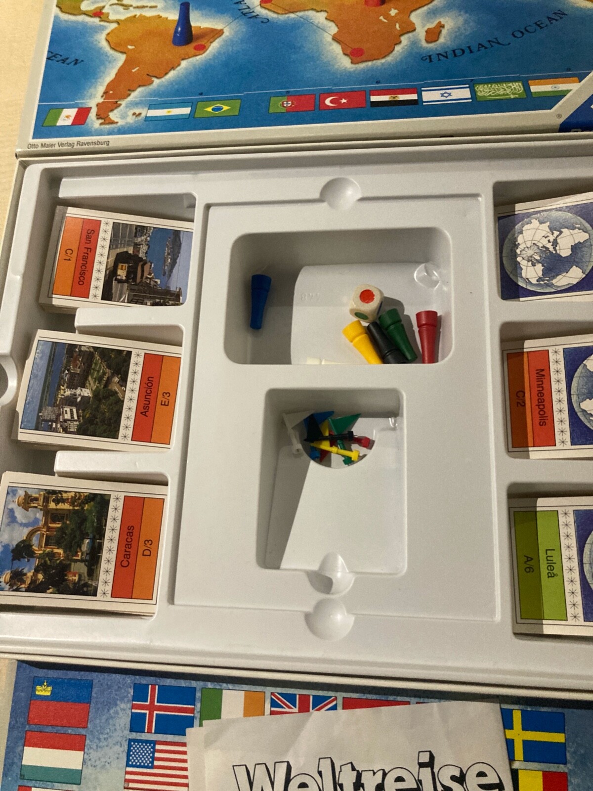 Spiel Weltreise von Ravensburger Spielend die Welt entdecken West ...