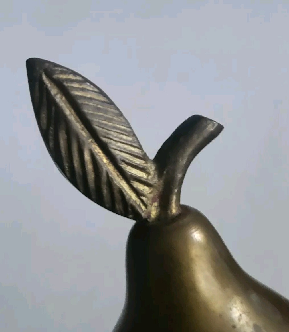 Brass Pear Shaped Hand Bell Vintage 3.75" | eBay