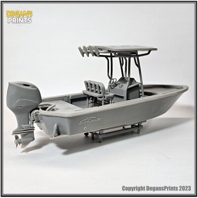 SeaChaser 23LX Center Console Boat Model kit 1-24 scale display fishing ...