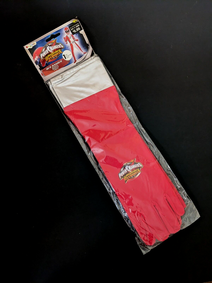 Vintage Power Rangers RED Ranger Gloves - Mack - Operation Overdrive ...