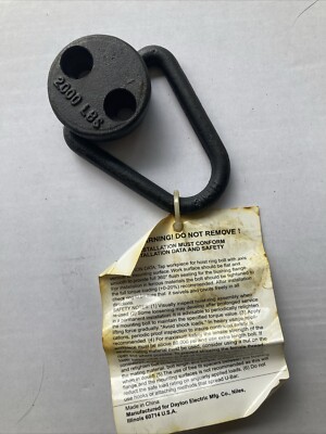 Dayton 2000 Pound Bolt on Hoist Ring 180 Degree | eBay