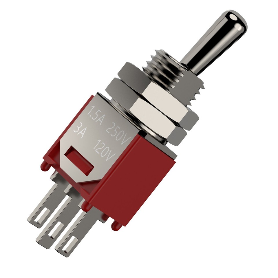 10 Pcs Mini Micro Toggle Switch ON/ON 3 Pin SPDT AC 250V/1.5A | eBay