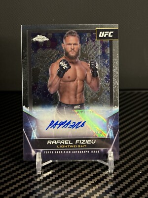 2024 Topps Chrome UFC #FNI-RFA Rafael Fizeiv UFC Signatures Card Auto ...
