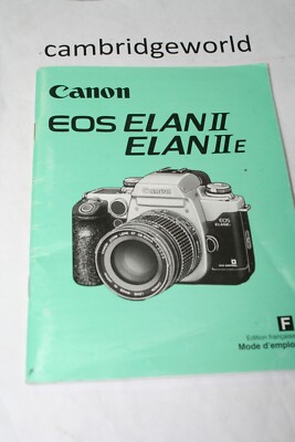 CANON EOS ELAN II IIE CAMERA NEW INSTRUCTION MANUAL GUID BOOK ORIGINAL ...