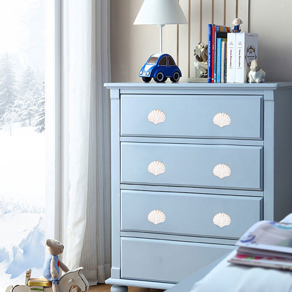 2 PCS Handle Drawer Single Hole Shells Sea Decor Seashells Cupboard | eBay