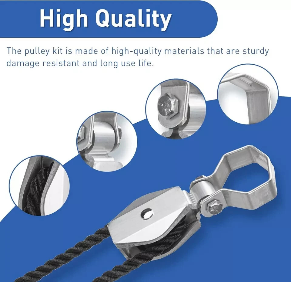 Extension Ladder Pulley Kit - Compatible with Werner Extension Ladder ...