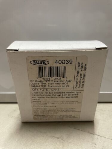 Pacific TPMS Sensor Direct Fit Tire Pressure Monitoring System 40039 | eBay
