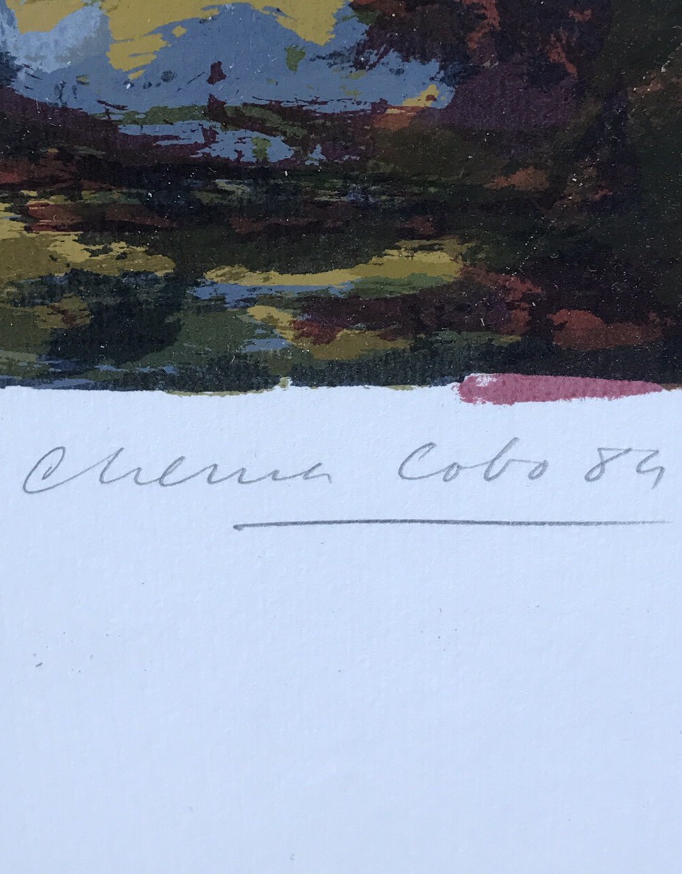 Signed Spanish Contemporary Serigraph By Chema Cobo. Charles Cowles ...