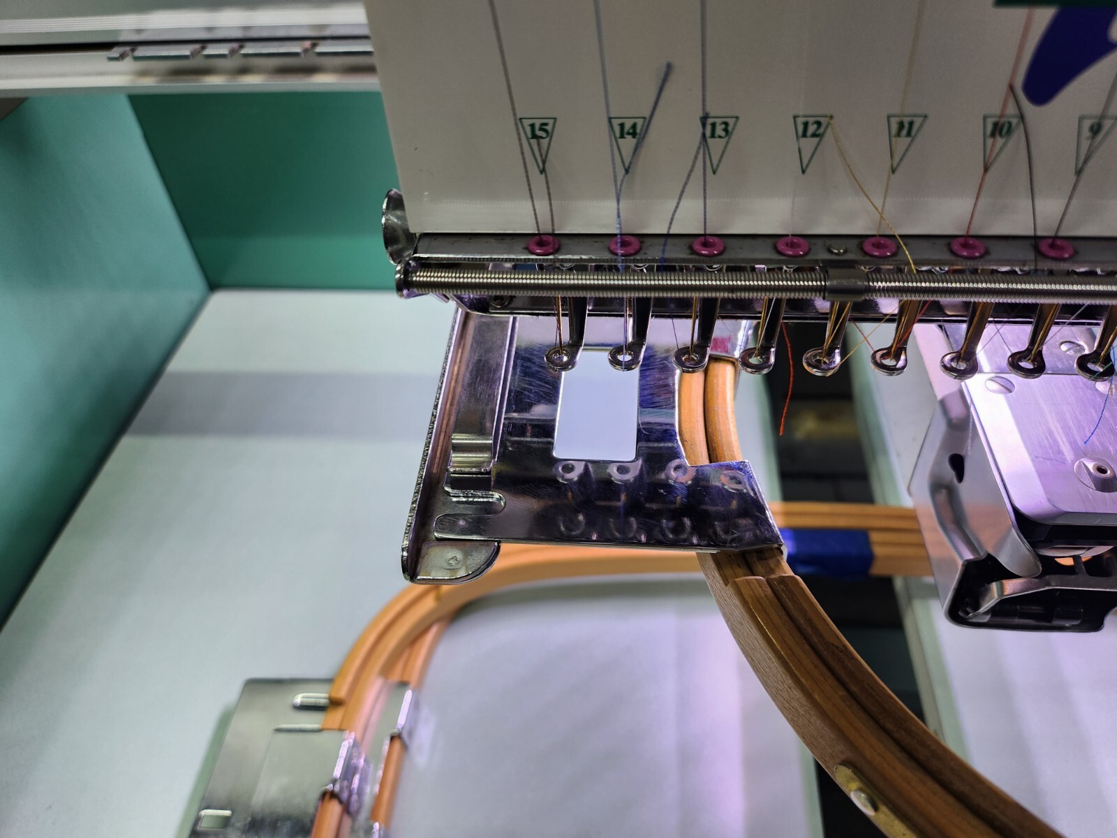 Tajima Brother SWF Wooden Hoop Frames Set Of 3 Large 495mm 595 12.25×16 ...