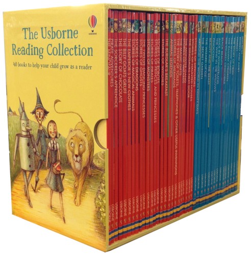 Usborne Young Reading Collection 40 illustrated Books Box Set Read at ...