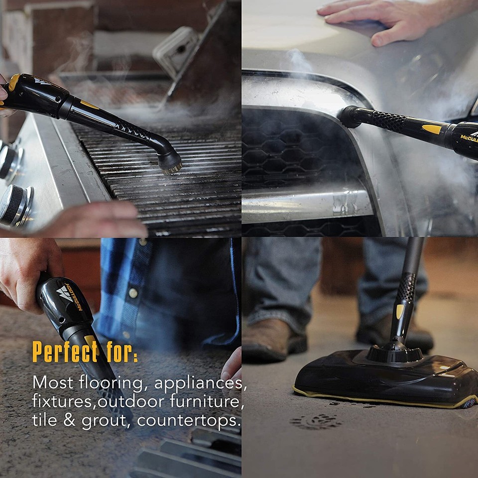 Portable Steam Cleaner Machine Steamer Carpet Floor Tile Grout Auto ...