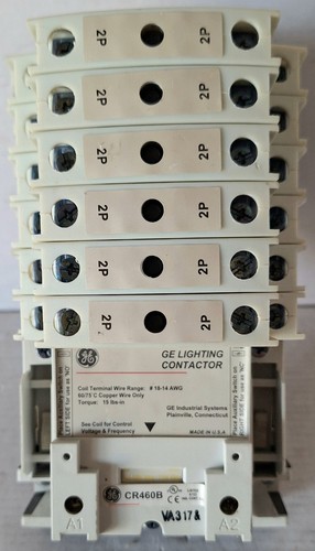 General Electric GE 10 Pole Lighting Contactor CR460B, CR460XP32 | eBay