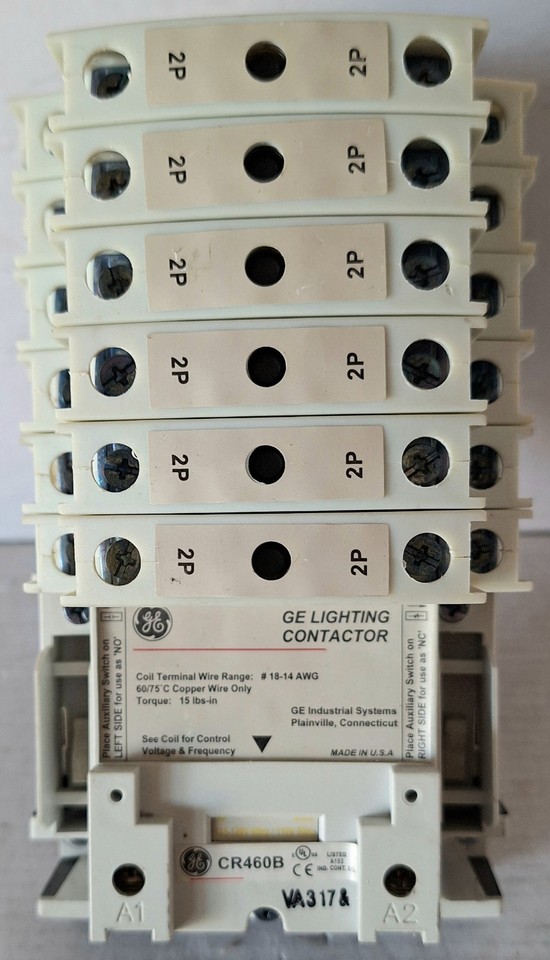 General Electric GE 10 Pole Lighting Contactor CR460B, CR460XP32 | eBay