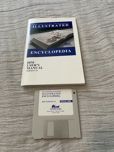 IBM Software Toolworks Illustrated Encyclopedia Disc Manual Version 2.0 ...