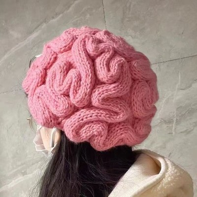 Men Women Knitted Hat Funny Brain Cosplay Beanie Lover's Hat | eBay ...