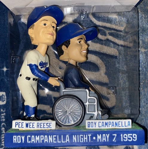 Pee Wee Reese & Roy Campanella Bobblehead Los Angeles Dodgers SGA ...