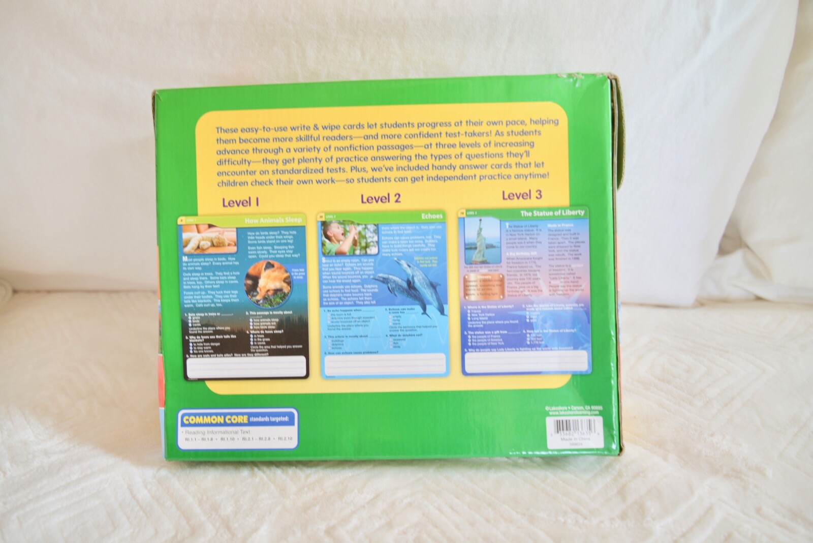 NEW Lakeshore Nonfiction Reading Comprehension Card Books - Item PP669 ...