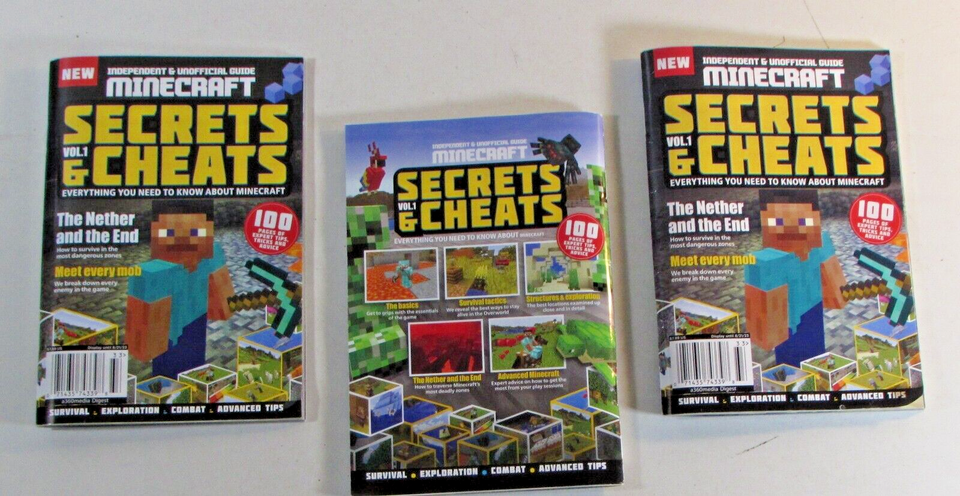 Lot 3 Guide to Minecraft Secrets and Cheats Magazine Vol 1 Unofficial ...