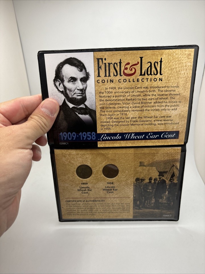 First And Last Coin Collection Lincoln Wheat Eat Cent | eBay