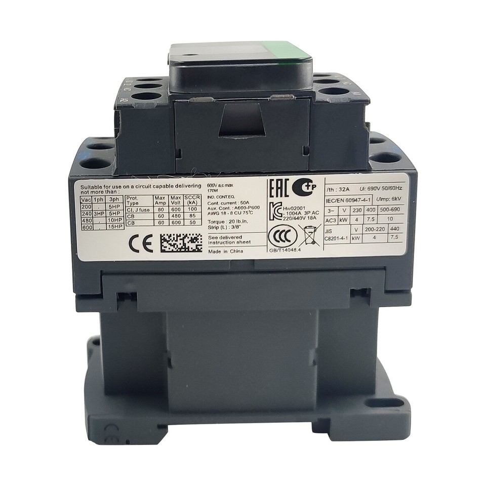 4PCS TeSys Deca LC1D18U7 Contactor 240V coil AC 18A replace Schneider ...