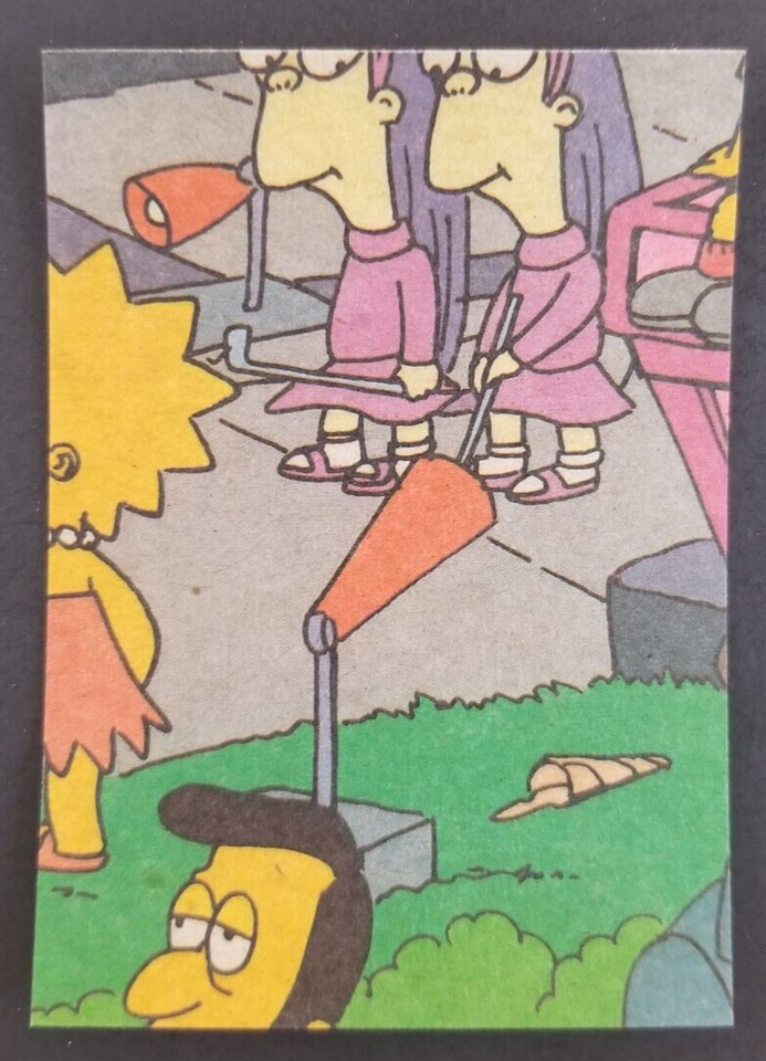 Simpsons 1990 TV Show Cartoon Topps Card #35 (NM) | eBay