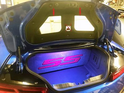 2016 - 2023 6th Gen Camaro Trunk Panels Inserts | eBay