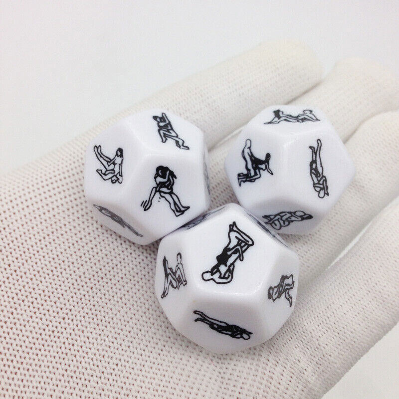 2Pcs 12 Side Sex Position Dice Bachelor Party Adult Couple Lover ...