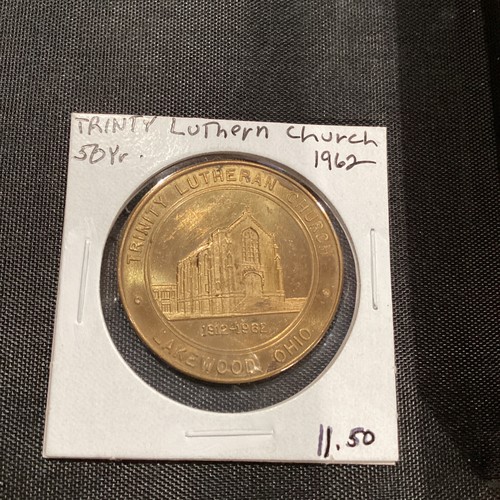 1962 Trinity Lutheran Church Coin Token | eBay