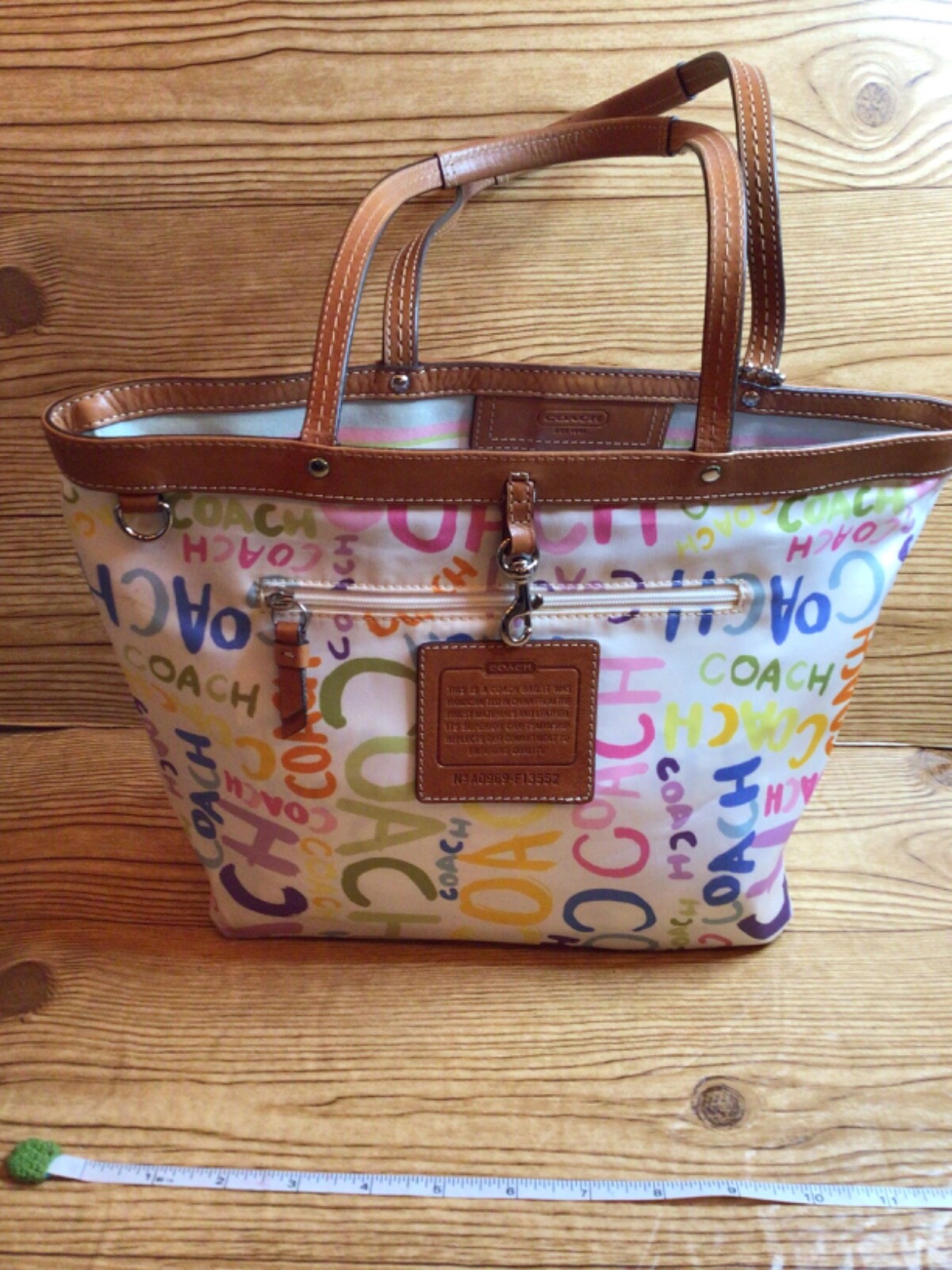 Coach Hampton REVERSIBLE Multi Color Patterns Canvas … - Gem