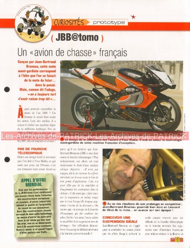 JBB@Tomo Proto Jean-Bernard Bruneau, Yves Malka Joe Bar Team Fiche Moto ...