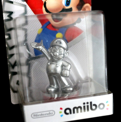 Nintendo Super Mario Edition - Silver Mario Amiibo - Brand New Factory ...