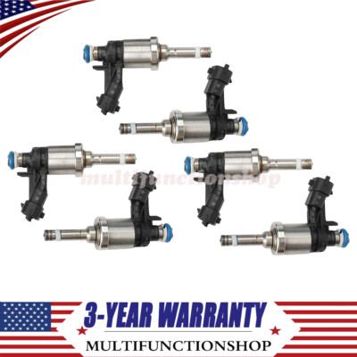 12663380 6X Fuel Injectors For Buick Enclave Chevrolet Traverse Gmc ...