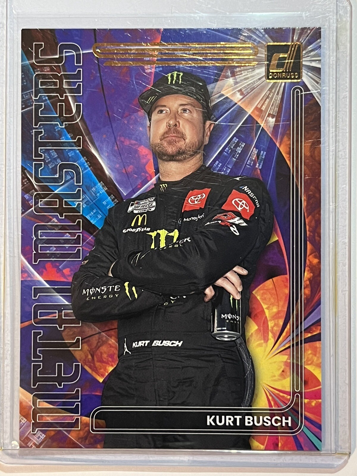 2023 Donruss Racing KURT BUSCH Metal Masters Bronze Retail MM12 NASCAR ...