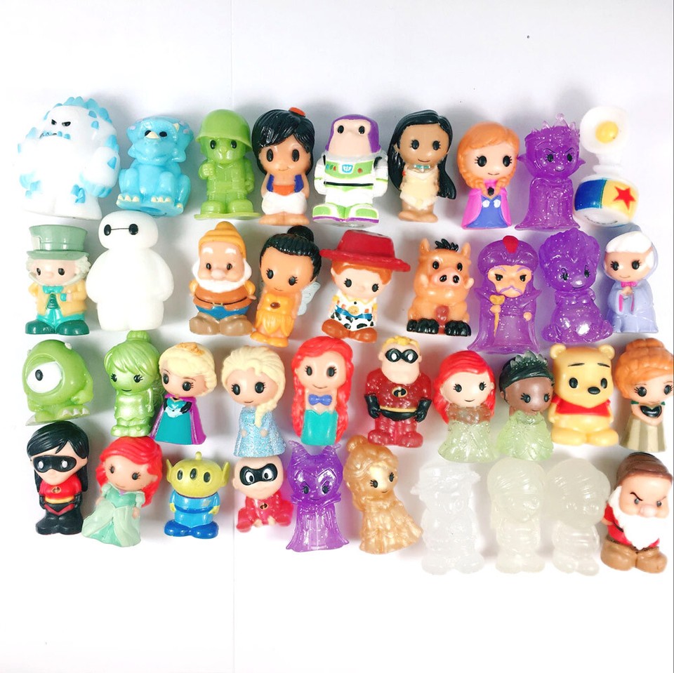 15-30pcs Random Different Ooshies Disney Princess Lion King Pixar Harry ...