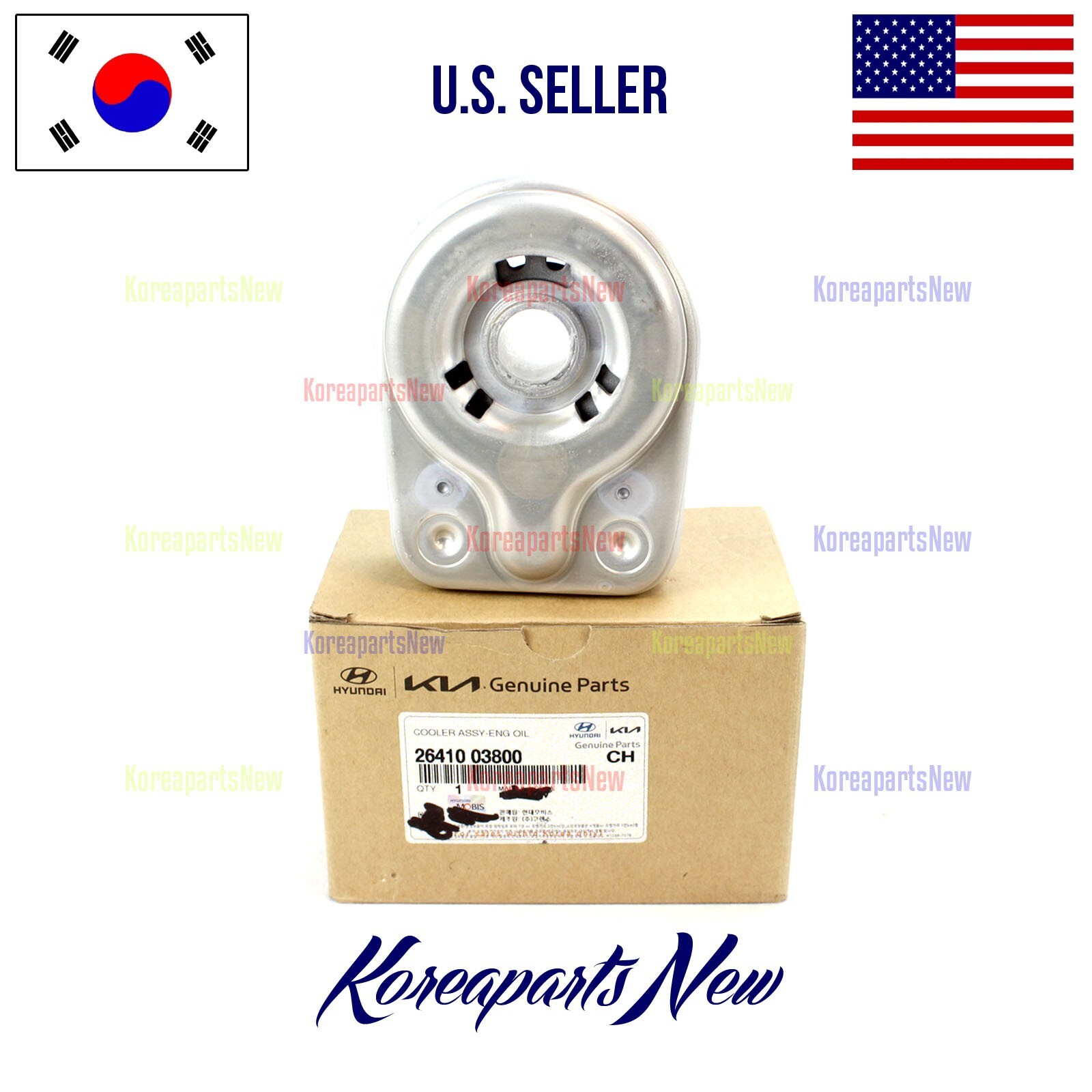 Genuine+Engine+Oil+Cooler+OEM+for+2017+Hyundai+Elantra+1.4l+2641003800 ...