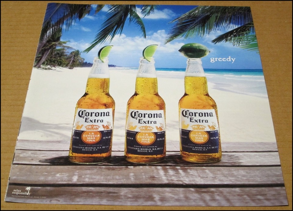 2007 Corona Extra Print Ad Beer Advertisement Vintage 10x12 La Cerveza ...