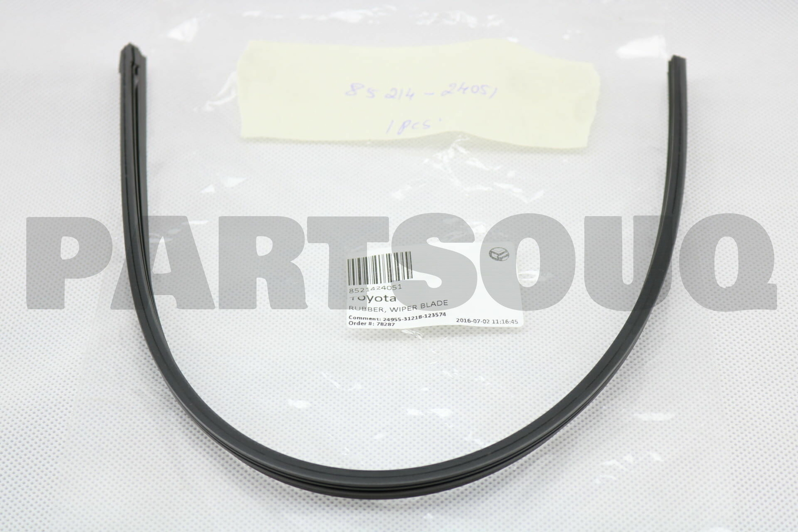 8521424051 Genuine Toyota RUBBER, WIPER, RH/LH 85214-24051 | eBay