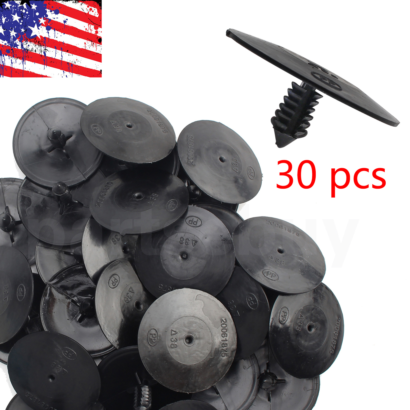 30x Hood Insulation Retainer Replaces for Chevrolet GM 3078511 3977775 ...