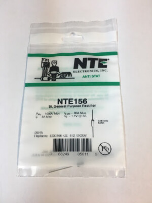 NTE156 SI, GENERAL PURPOSE RECTIFIER 2A 1000V | eBay