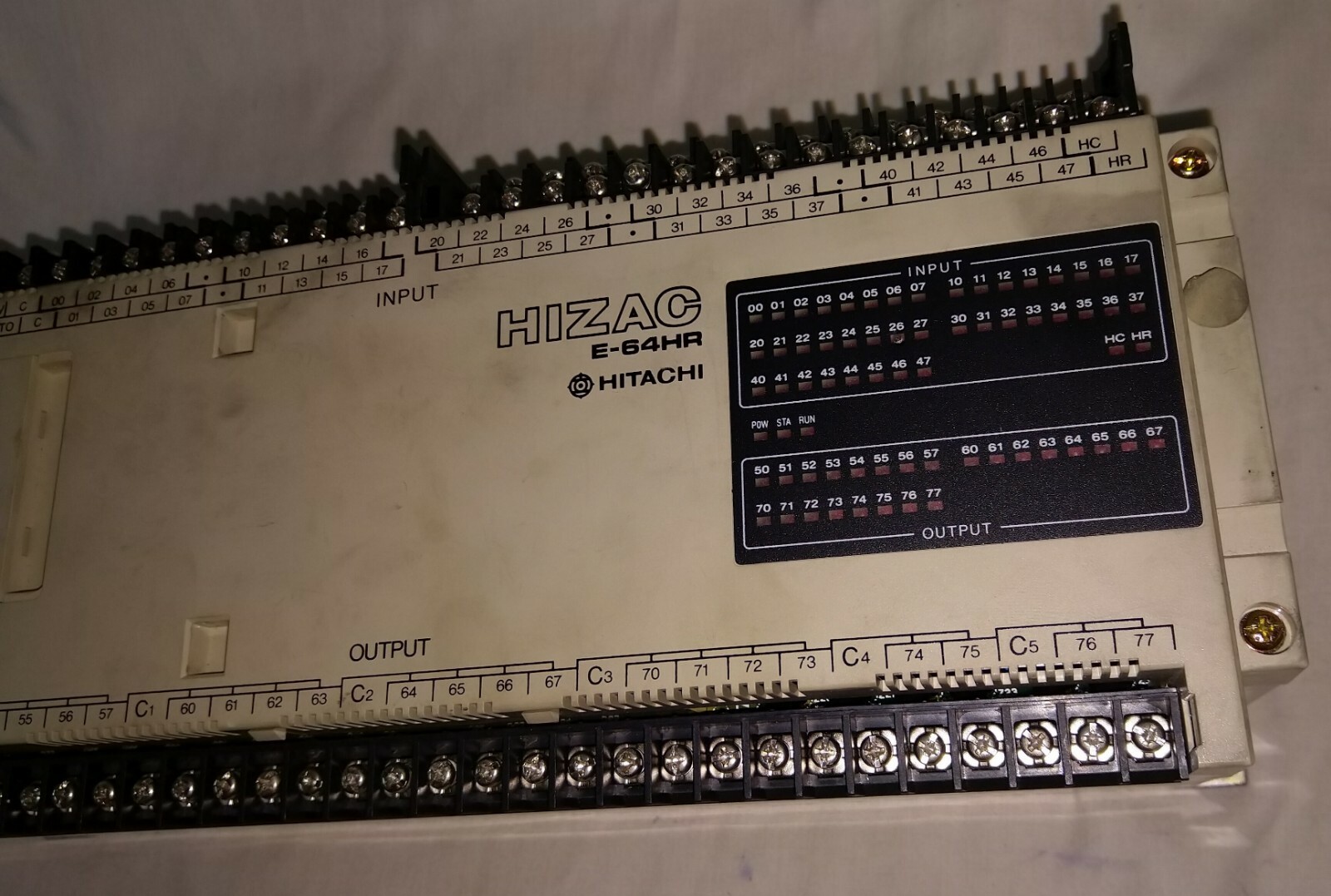 HITACHI E-64HR HIZAC PROGRAMMBLE CONTROLLER | eBay
