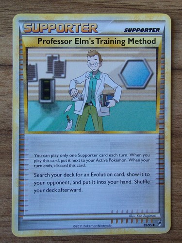 Pokemon Card - Professor Elm's Training Method - 82/95 - HGSS Call of ...