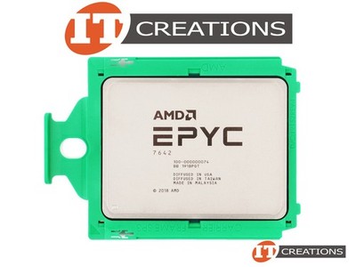 2ND GEN AMD EPYC 48 CORE PROCESSOR 7642 2.3GHZ/3.3GHZ 225W SP3 CPU 100 ...