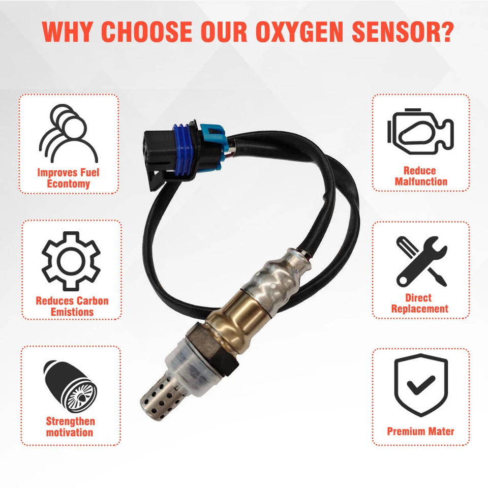 For Chevy Silverado GMC Sierra 4.8L 5.3L 6.0L Up+Downstream O2 Oxygen ...