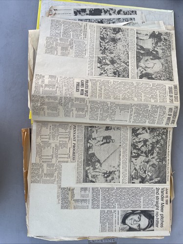 Sports scrapbook , newspaper clippings, 1952-80’s, The Memory book | eBay