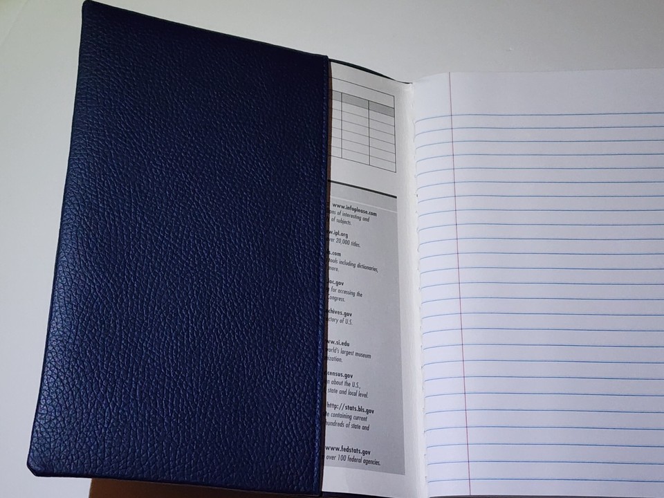 Refillable Composition Faux Leather Notebook Cover (9.75" x 7.5") | eBay