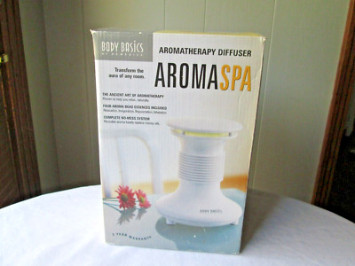 Homedics Body Basics Aroma Spa Aromatherapy Diffuser with 4 Aroma Bead ...