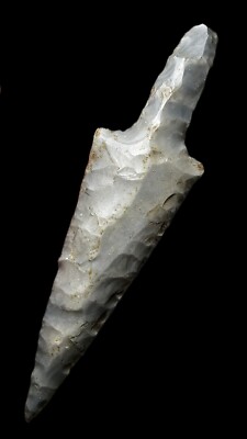 AUTHENTIC MAYA Biface Dagger/Spear found in Belize, Precolumbian | eBay