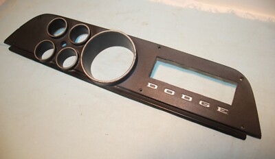 72 74 Dodge pickup dash gauge cluster bezel trim instrument cluster | eBay